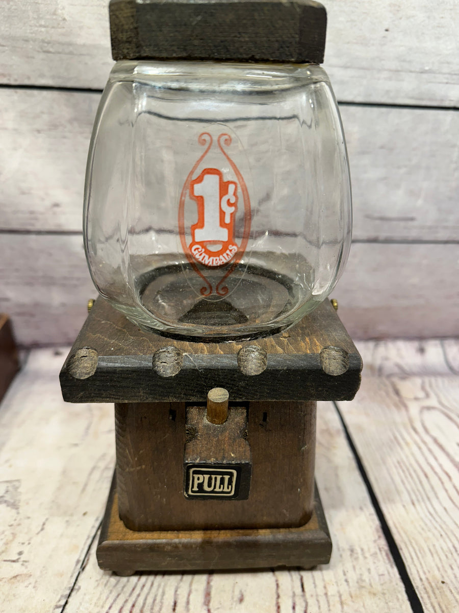 Wood Gumball Machine – The Nickel Barn
